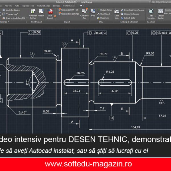 Curs practic intensiv Desen Tehnic Autocad - Soft EDU Magazin